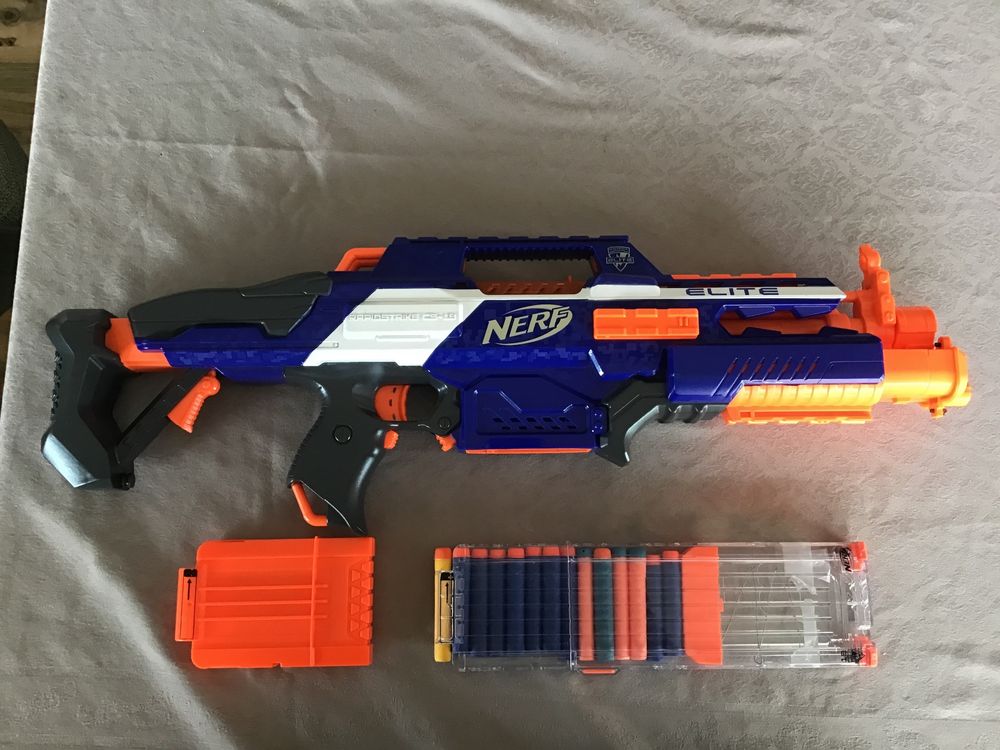 Nerf rapidestrike cs 18 mit 15 Patronen und zweimagazine | Kaufen auf ...