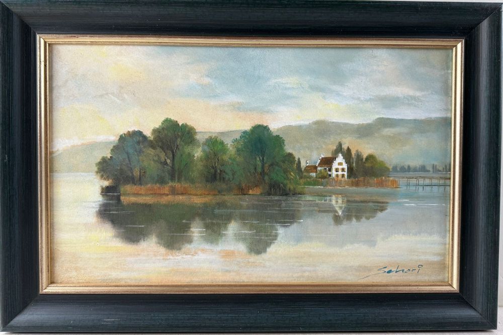 Gemälde "Wörth am See" von Schori, Original mit Rahmen. (Gebraucht) in Neuhausen am Rheinfall ...