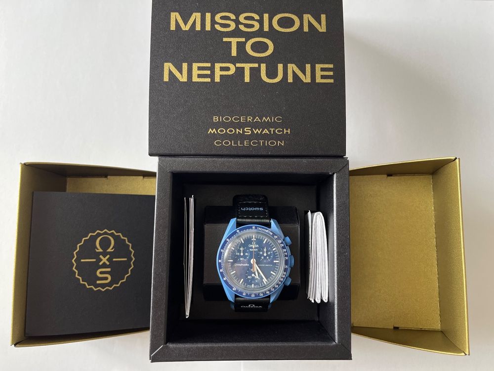Swatch x Omega Bioceramic Mission to Neptune Moonshine Gold (Neu und originalverpackt) in Köniz ...