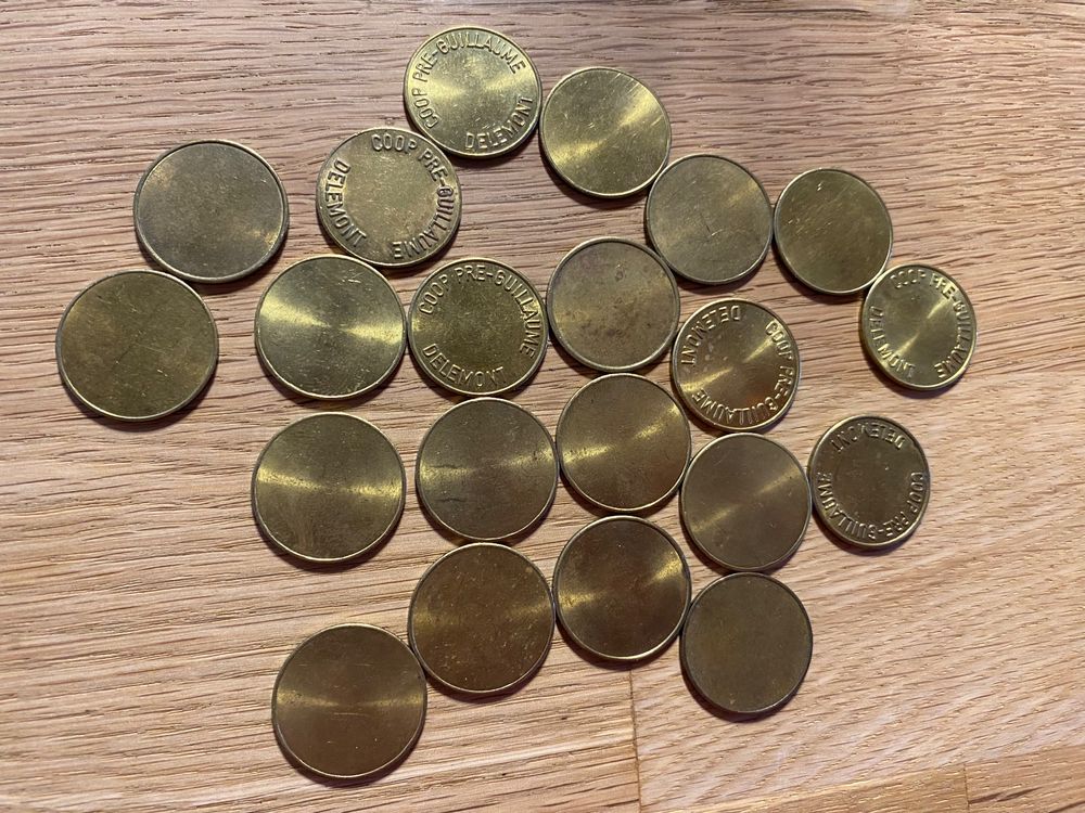 21 Coop Pre-Guillaume Delemont Jetons (Gebraucht) in Vilters für CHF 9.5 – mit Lieferung auf ...