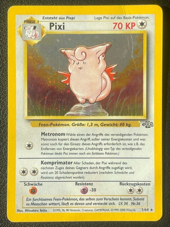 Pixi 1/64 Pokémon Jungle Rare Holo | Kaufen auf Ricardo
