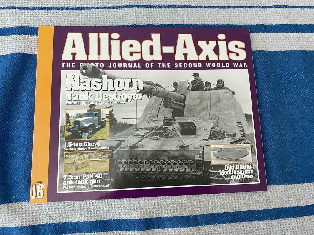 BUCH ENGLISCH ALLIED-AXIS 16 NASHORN TANK DESTROYER (Gebraucht) in ...