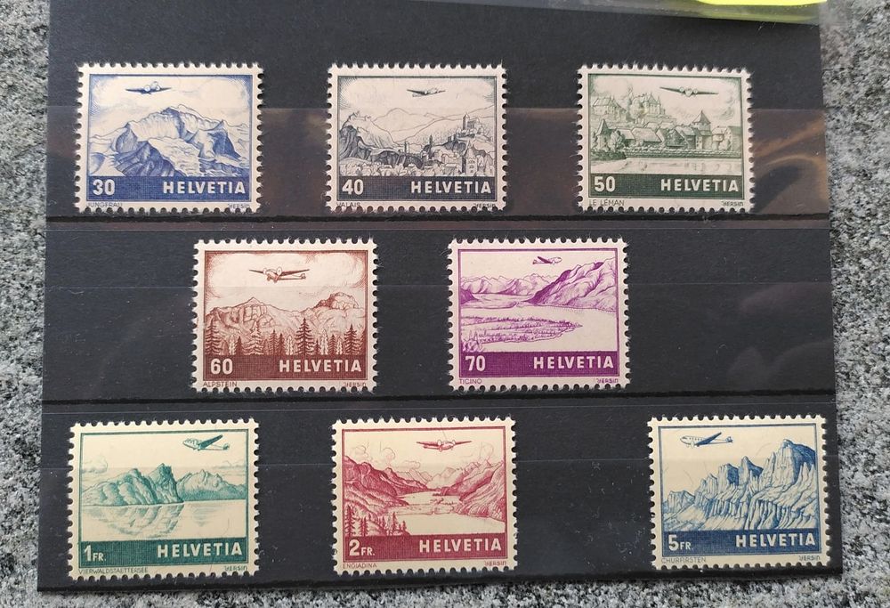 Landschaften und Flugzeuge, 1941, Satz, postfrisch (#3) (Neu (gemäss Beschreibung)) in S ...