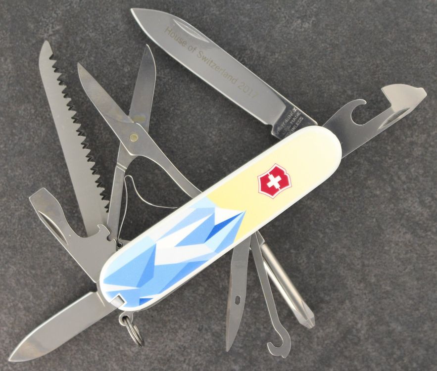 Victorinox 91 mm Huntsman Ski WM St. Moritz Selten! (Gebraucht) in Frutigen für CHF 46 – mit ...