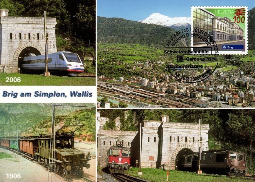 Maximumkarte Überdruck Bahnhof Brig (Neu (gemäss Beschreibung)) in Dottikon für CHF 4 – mit ...