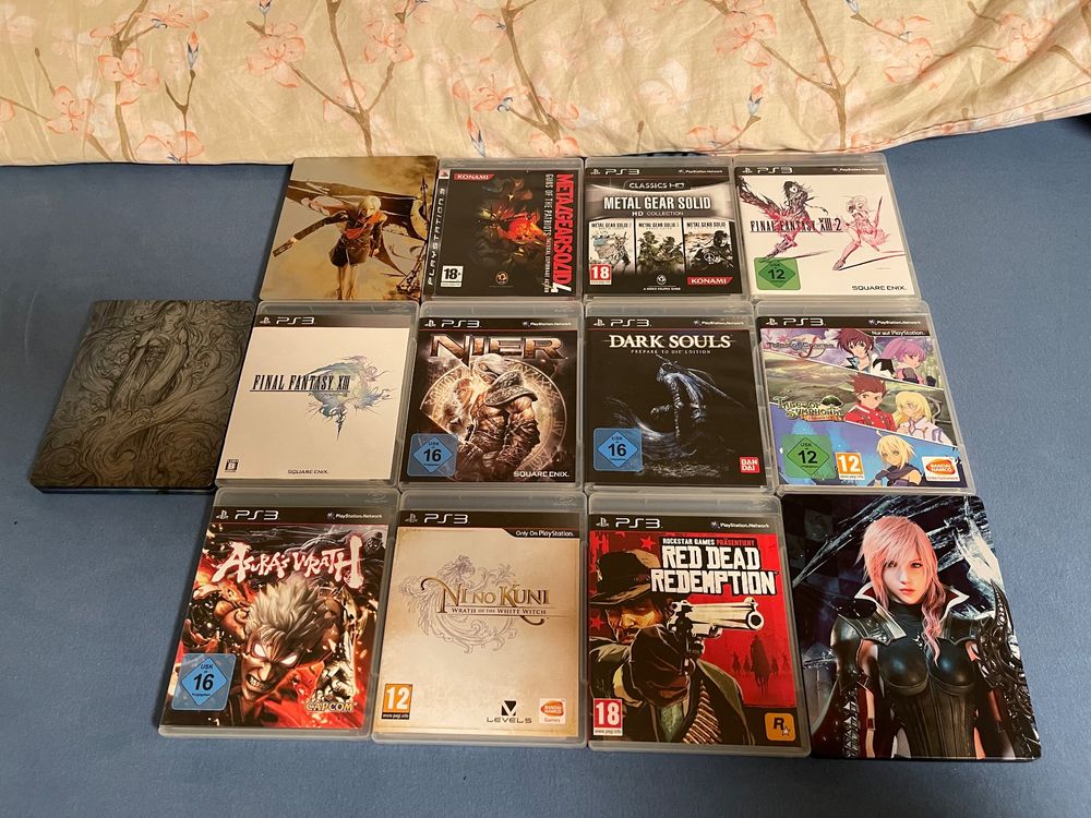 PS3 Game Collection MGS Final Fantasy Dark Souls Tales of (Gebraucht ...