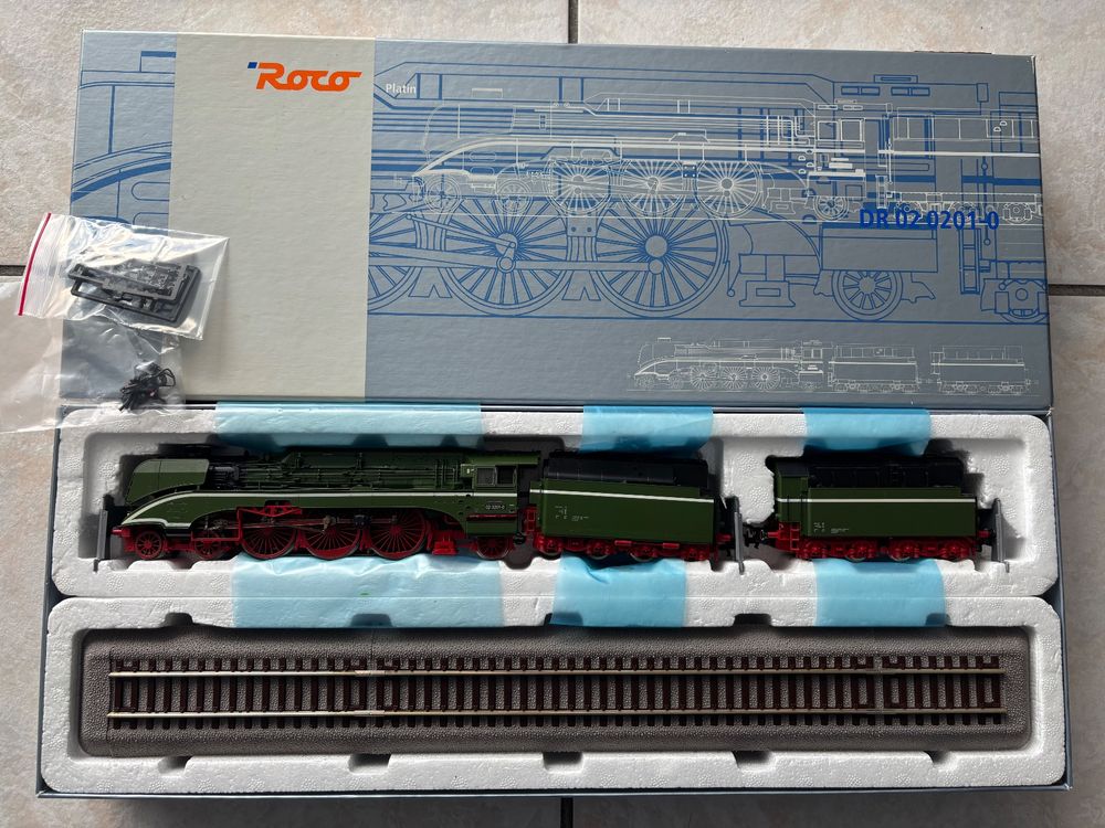 Roco 69198 Dampflok BR 02 0201-0 DR zweitem Öltender Digital (Gebraucht) in Hauterive NE für CHF ...