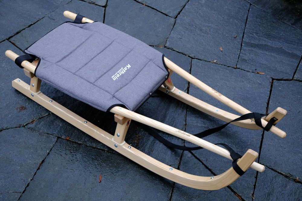 Schlitten / Rodel / Zweisitzer gepolstert / Marke "Kathrein" (Neu ...
