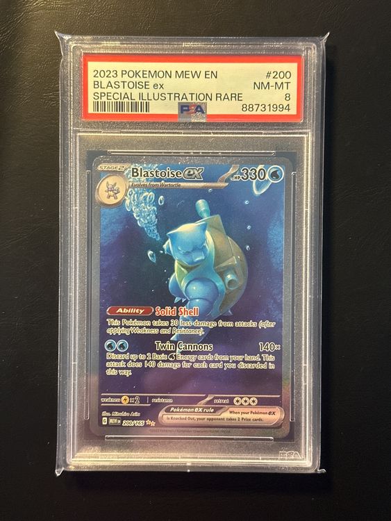 Pokemon 151 - Blastoise ex PSA8 (Neu (gemäss Beschreibung)) in Ebikon ...