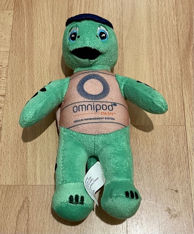 Toby the turtle (Omnipod dash soft toy) (Neu (gemäss Beschreibung)) in ...
