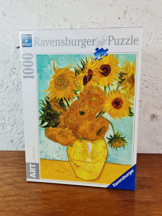 Ravensburger Puzzle 1000 Teile Van Gogh Sonnenblumen Neu OVP (Neu und originalverpackt) in ...