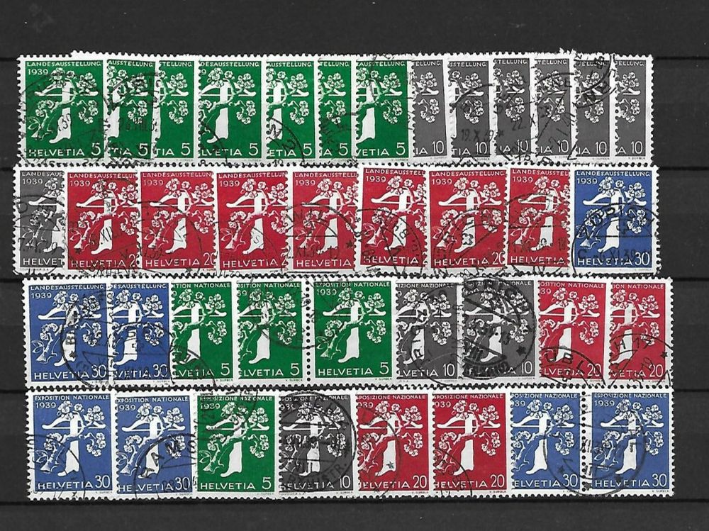 Landi 1939 gest.Armbrust Restlot Kat: CHF 276.- | Kaufen auf Ricardo