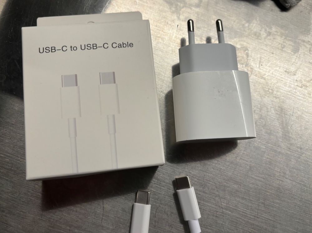 iPhone, Samsung, Huawei uvm. USB C Kabel + USB C Adapter (Neu und ...