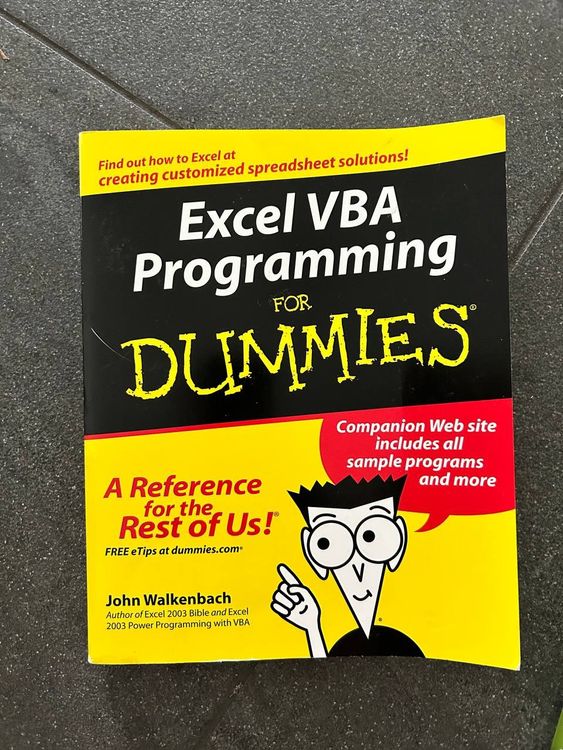 Excel VBA Programming for Dummies (Gebraucht) in Dübendorf für CHF 10 ...