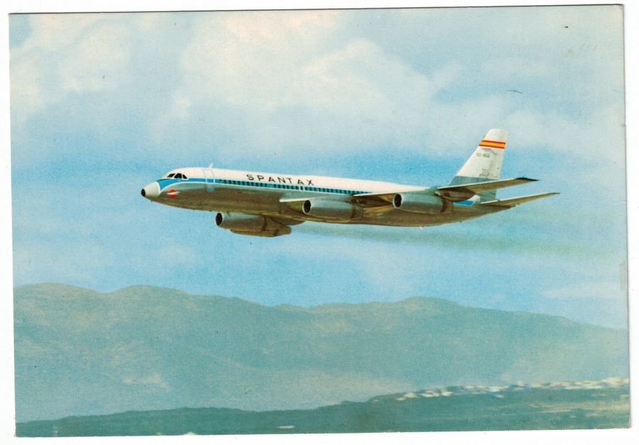 Spantax Convair CV 990 A "Coronado", gelaufen 1974 (Gebraucht) in Frauenfeld für CHF 4.2 – mit ...