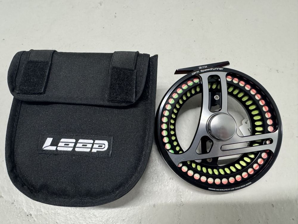 Loop OPTi Speedrunner Fliegenrolle Fliegenfischen (Neu (gemäss ...