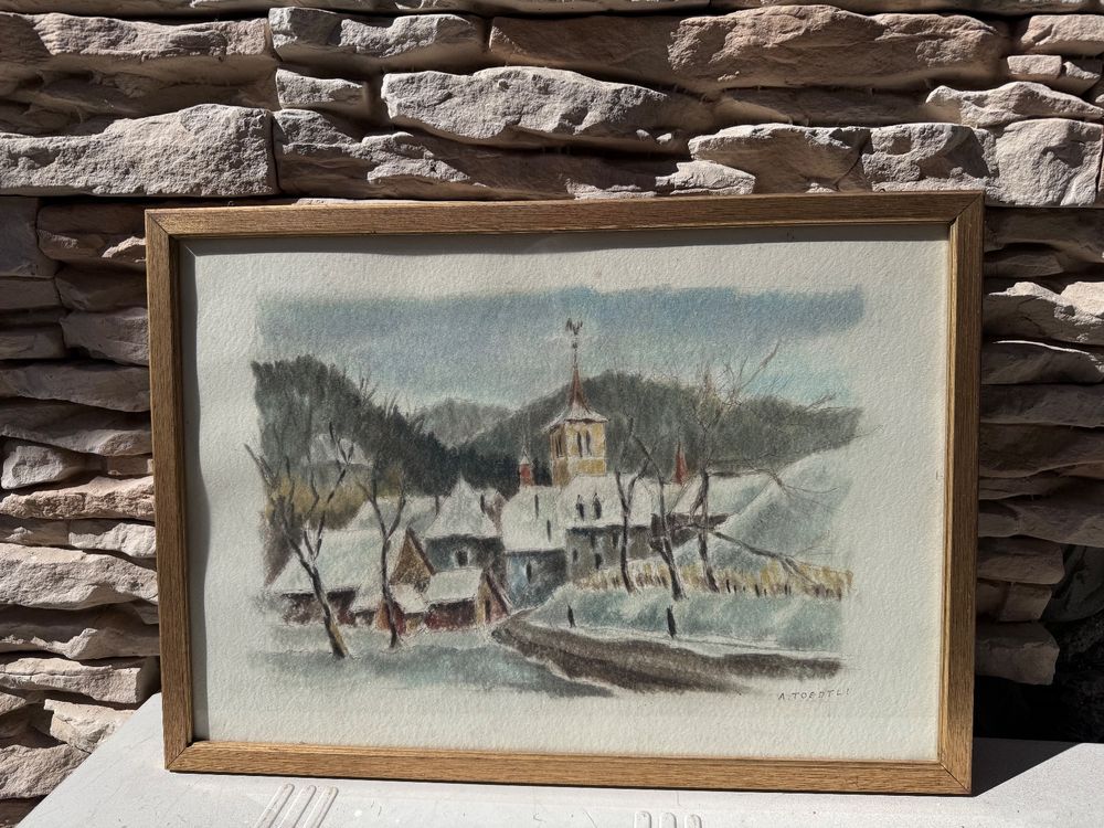 Superbe aquarelle signée “A. TOFDTLI” | Kaufen auf Ricardo