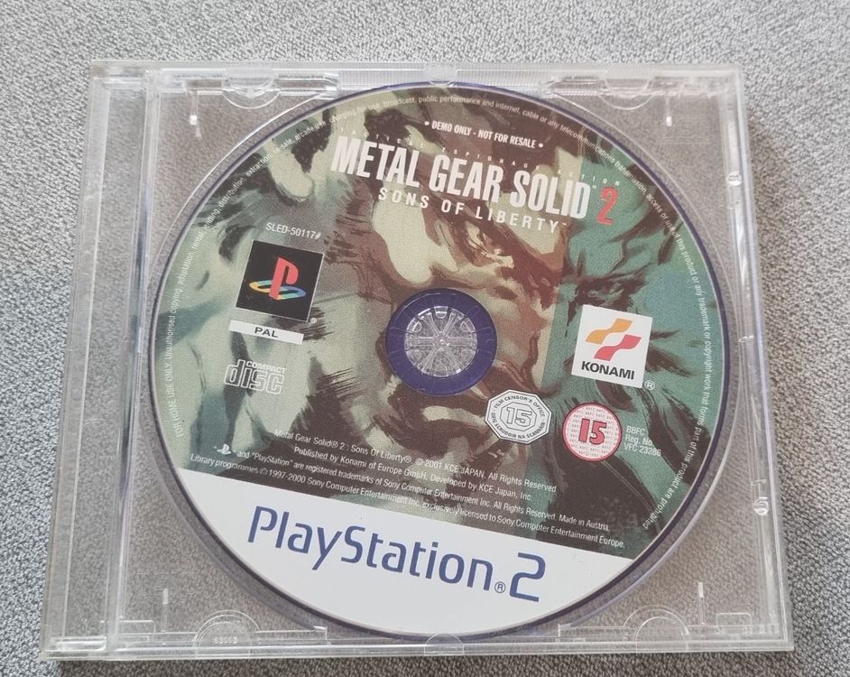 Demo Metal Gear Solid 2 - Sony Playstation 2 | Kaufen auf Ricardo