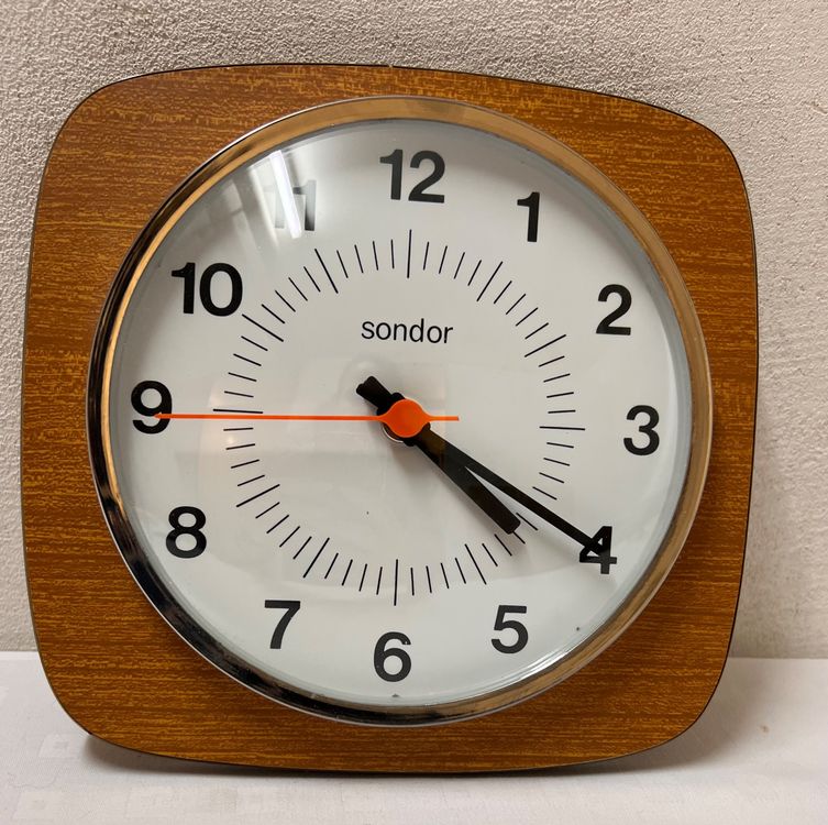 Vintage Küchenuhr Wanduhr SANDOR Braun (Gebraucht) in Rothrist für CHF ...