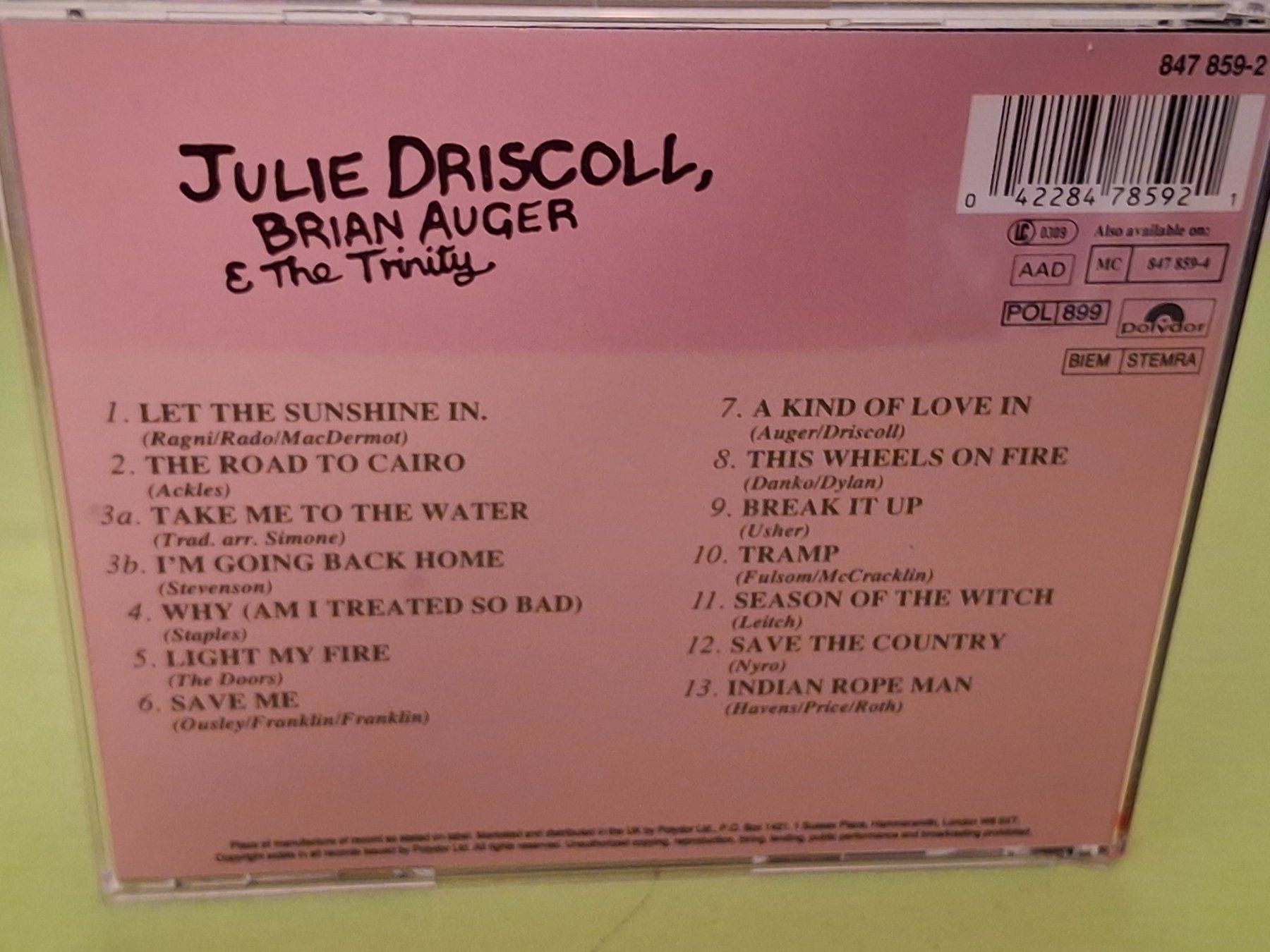 CD Julie Driscoll Brian Auger- Ready-Mount / Prog. Rock 👍 (Gebraucht ...