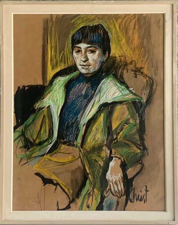 Martin Alfred Christ (1900-1979) grosses Mischtecknik | Kaufen auf Ricardo