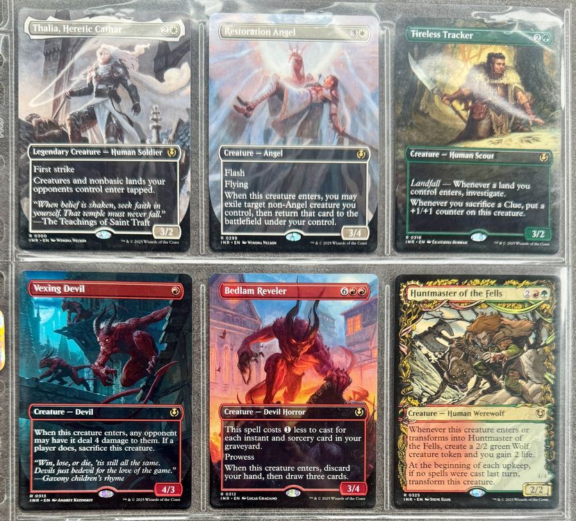 Innistrad Remastered Borderless Rares 6stk. NM | Kaufen auf Ricardo