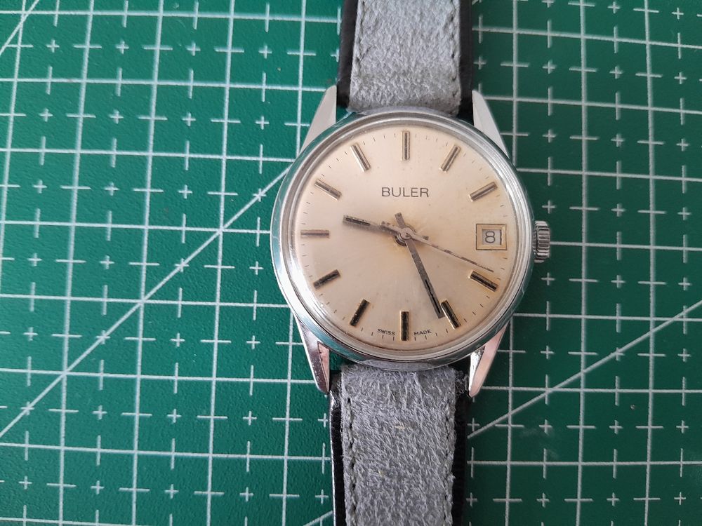 Buler Handaufzug 34mm | Kaufen auf Ricardo