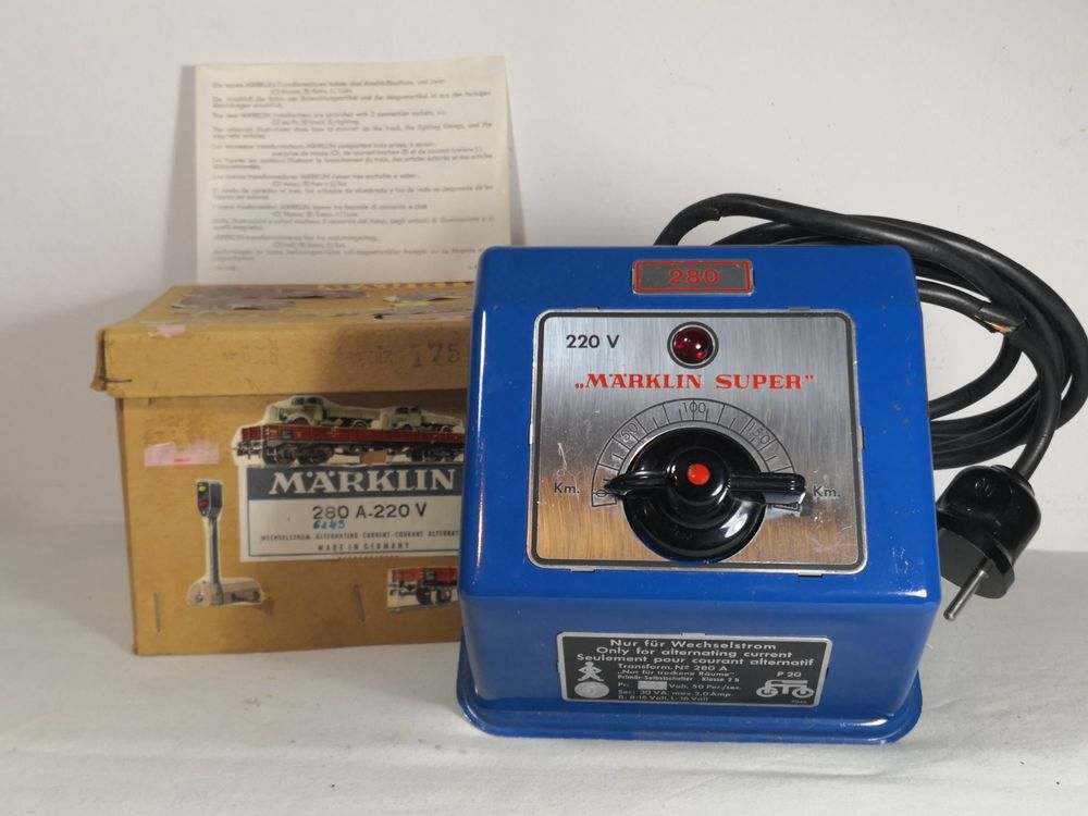 Antik Märklin Super Transformer 280 für Wechselstrom Rarität (Gebraucht ...