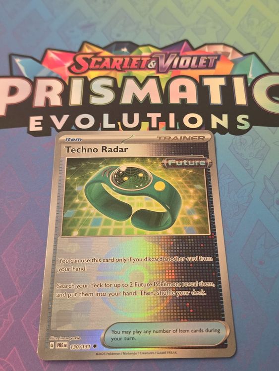 Pokemom Prismatic Evolutions 》Techno Radar Pokeball | Kaufen auf Ricardo