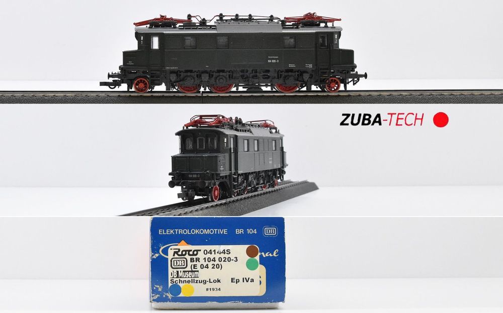 Roco 04144S E-Lok BR 104 DB H0 GS Analog mit OVP (Gebraucht) in St ...