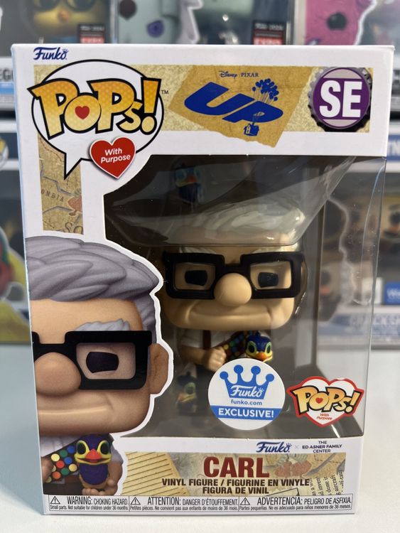 Funko POP! Disney Pixar Up Carl with Baby Snipes Limitée (Neu und ...