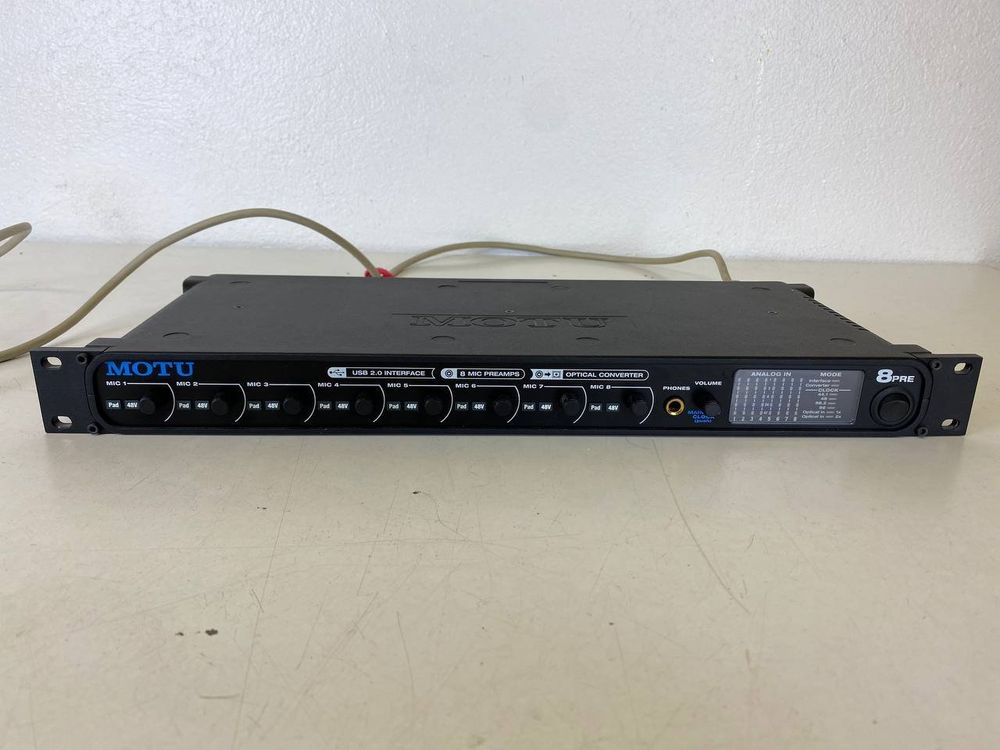 Motu 8 Pre USB Audio Interface N 1186 | Kaufen auf Ricardo
