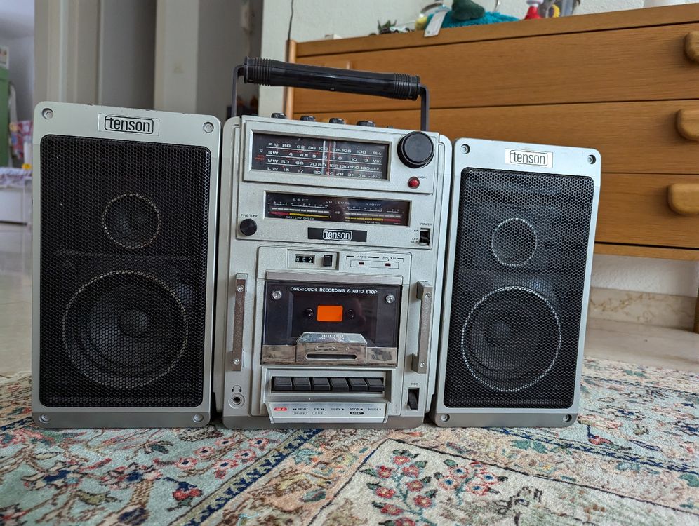 Vintage Tenson 3030 Portable Stereo Boombox Ghettobluster (Gebraucht ...