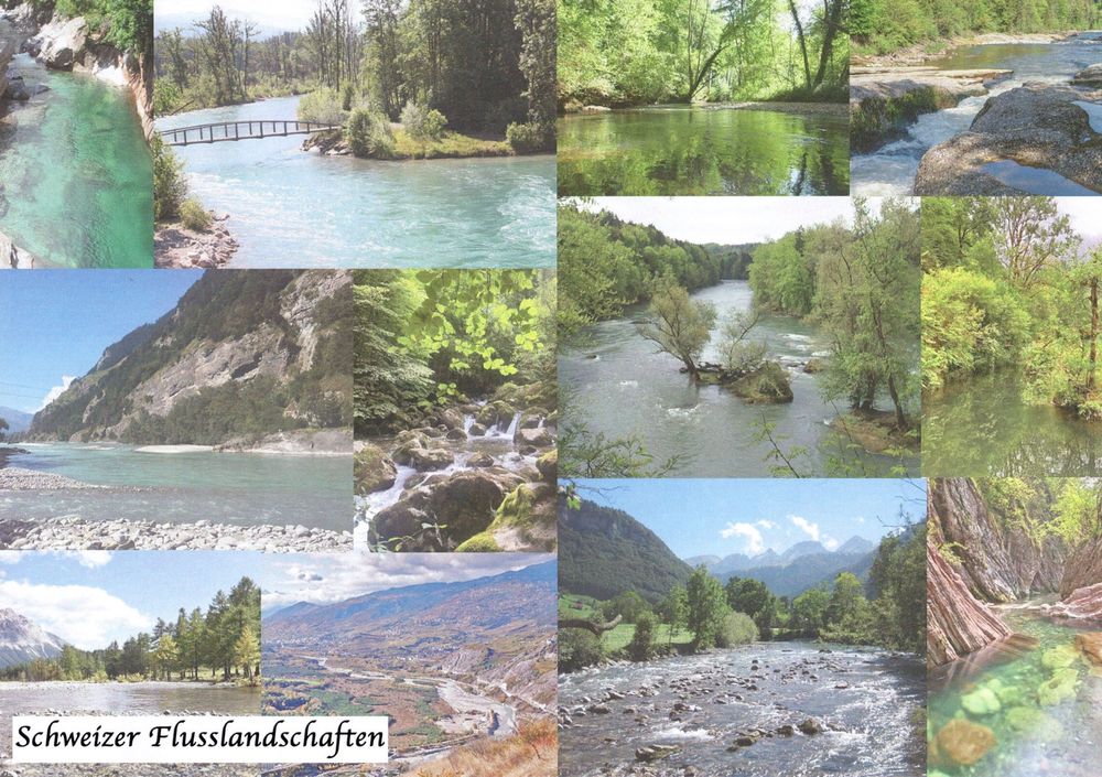 Maximumkarte Dauermarkenserie Flusslandschaften Schweiz | Kaufen auf Ricardo
