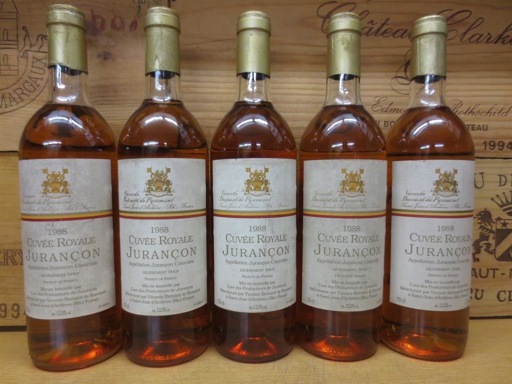 5 Fl. Cuvée Royale Jurancon 1988 | Kaufen auf Ricardo