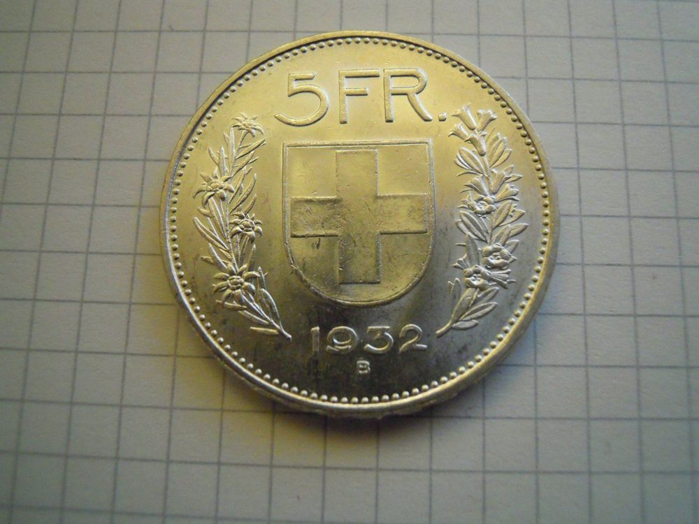 5 Fr. 1932 unz/stgl (Neu (gemäss Beschreibung)) in Kriegstetten für CHF 18 – mit Lieferung auf ...