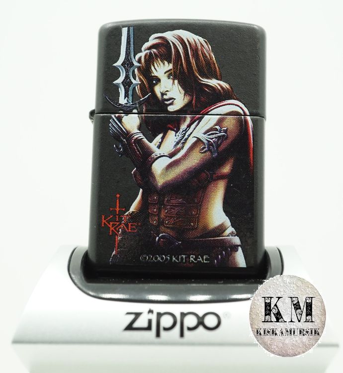 ZIPPO® KIT RAE - WARRIOR GIRL - PRINT - 2007 - UNGEZÜNDET | Kaufen auf ...