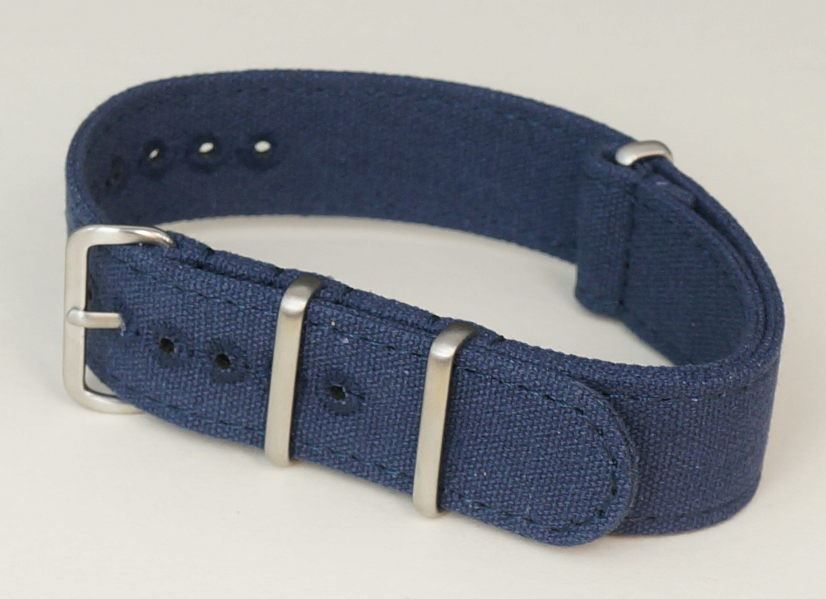 CANVAS NATO Strap Armband 20 mm navy / (Neu und originalverpackt) in ...