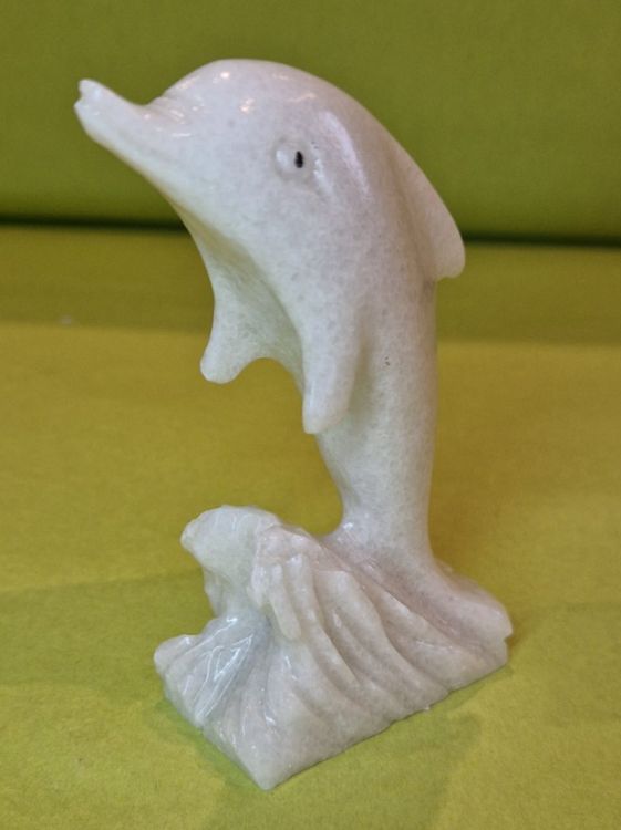 Wunderschöner Delfin aus Marmor, Meeresfeeling für Zuhause! (Neu ...