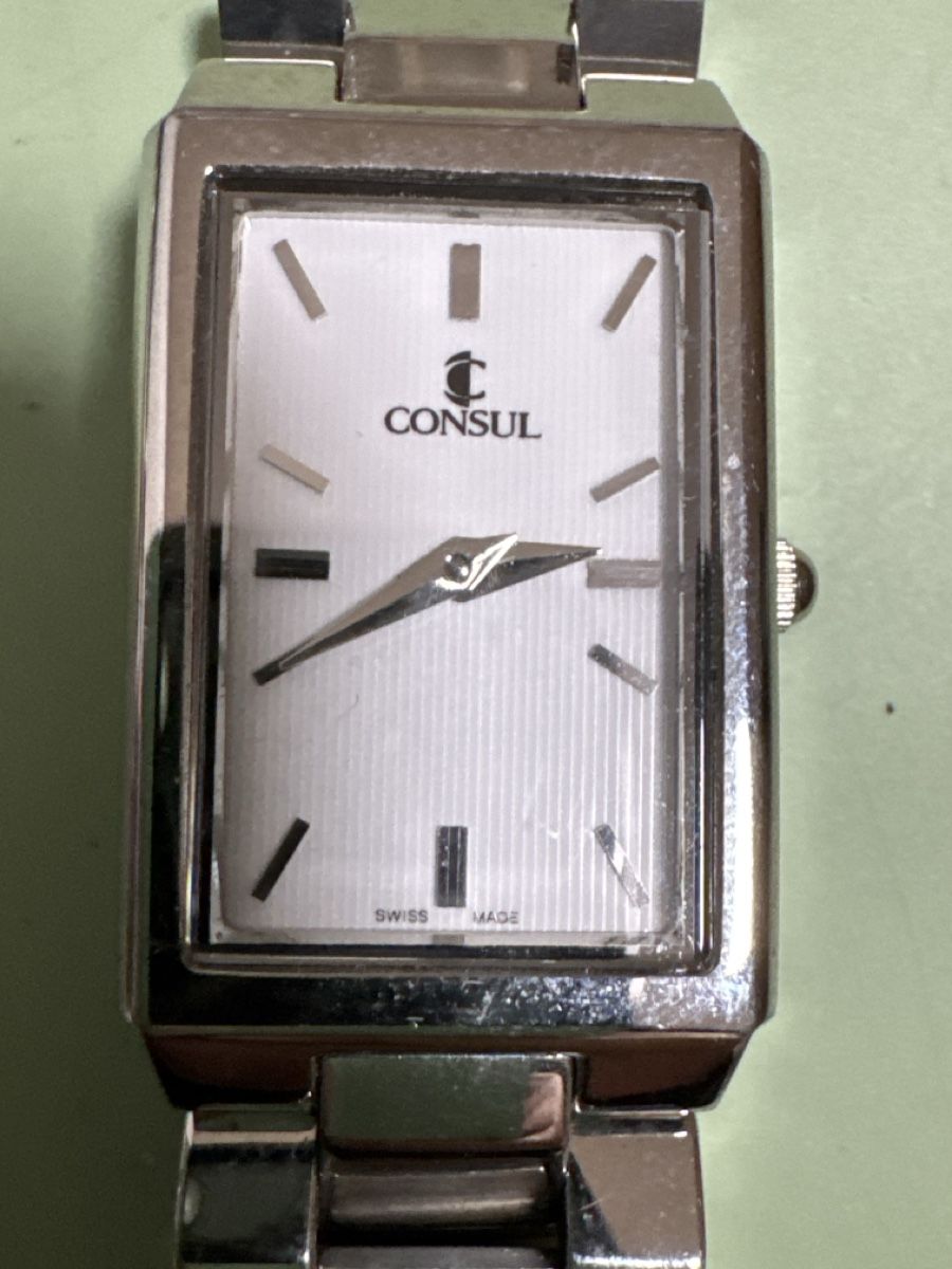 Montre Consul femme,acier inoxydable, pile neuve! (Neu und ...