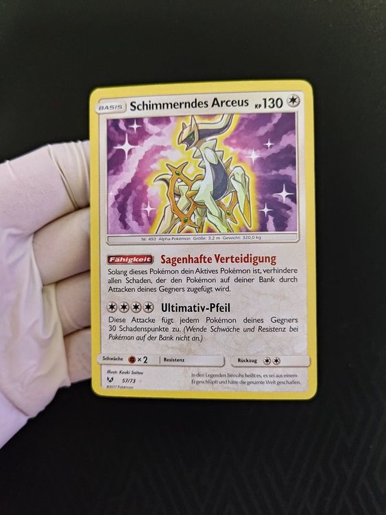 Shiny Arceus Pokemon Karte | Kaufen auf Ricardo