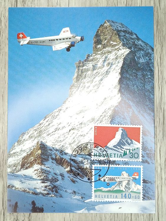 TR100 Carte Postale + Timbre Suisse 1988 | Kaufen auf Ricardo