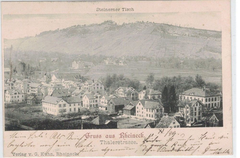 Rheineck Rhein Steinerner Tisch selten (Gebraucht) in Widnau für CHF 5 – mit Lieferung auf ...