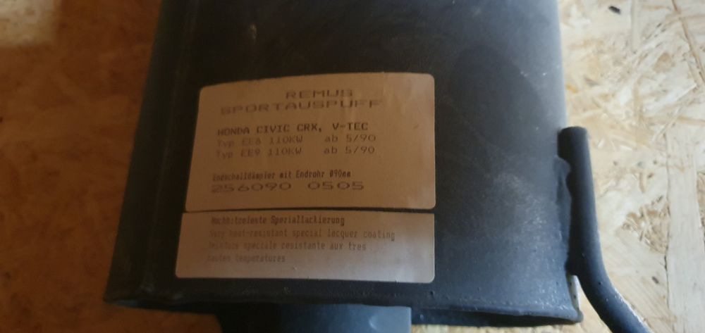 Honda Crx Ee8 Ed9 Remus 1x90mm Kaufen Auf Ricardo