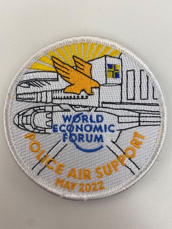 WEF Police Air Support Patch Mai 2022 (Neu und originalverpackt) in ...
