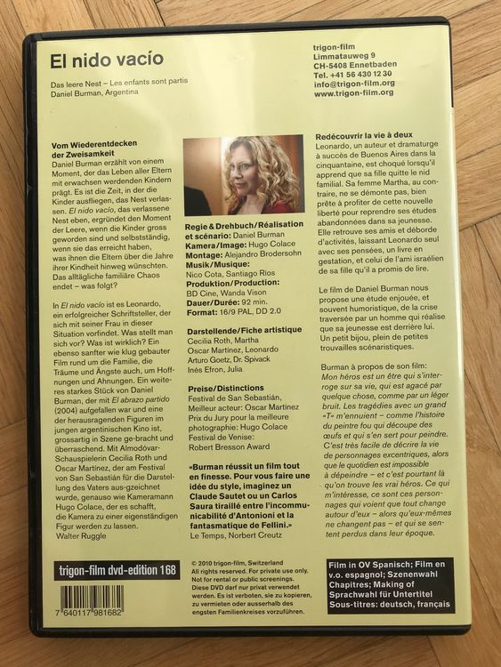 El nido vacío - Empty Nest - Trigon Film - DVD (Gebraucht) in Zürich ...