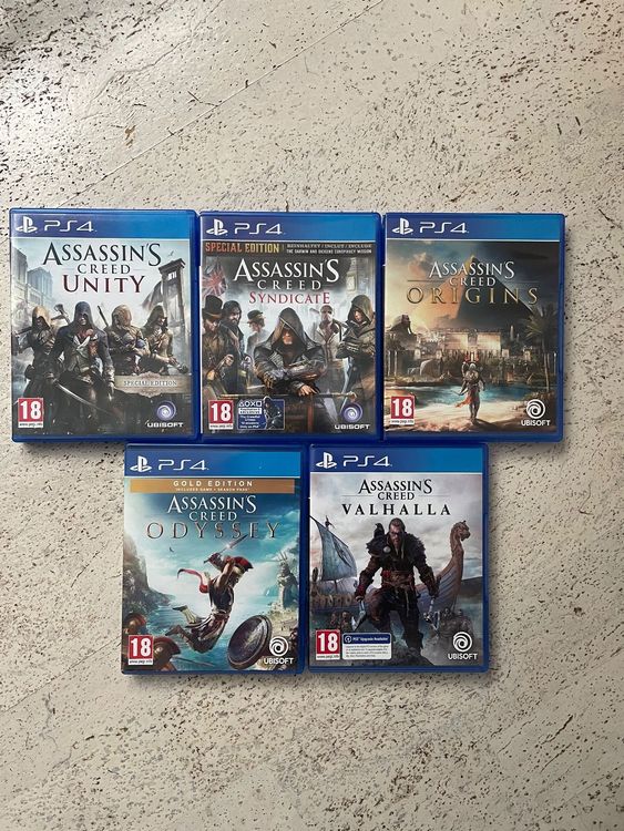 PS4 Assassin's Creed Collection (Gebraucht) in St. Gallen für CHF 31 – mit Lieferung auf Ricardo ...