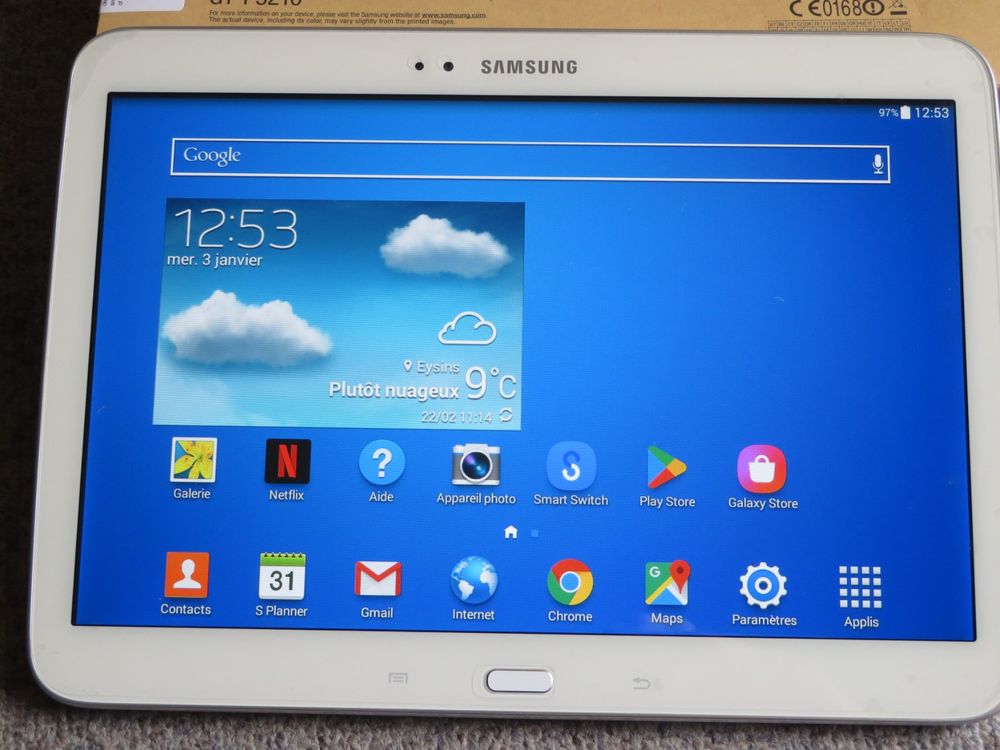 Samsung Galaxy Tab 3 GT-P5210 écran 10.1" (Gebraucht) in Eysins für CHF ...