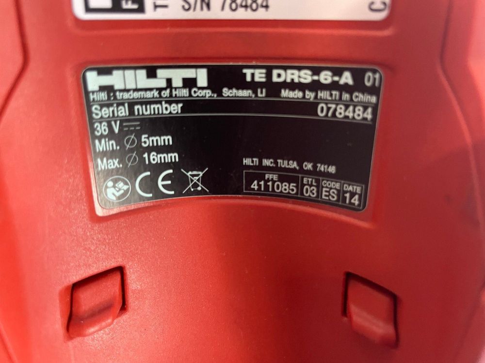 Staubabsaugvorrichtung HILTI-TE DRS-6-A (Gebraucht) in Gebenstorf für ...