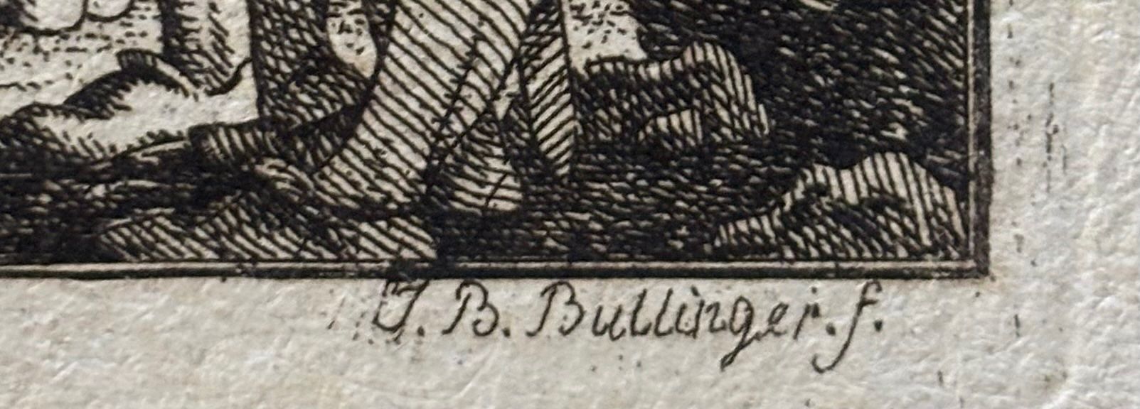 Orig. Kupferstich J.B. Bullinger, Neujahr, Zürich, 1780 (Gebraucht) in Frauenfeld für CHF 24 ...